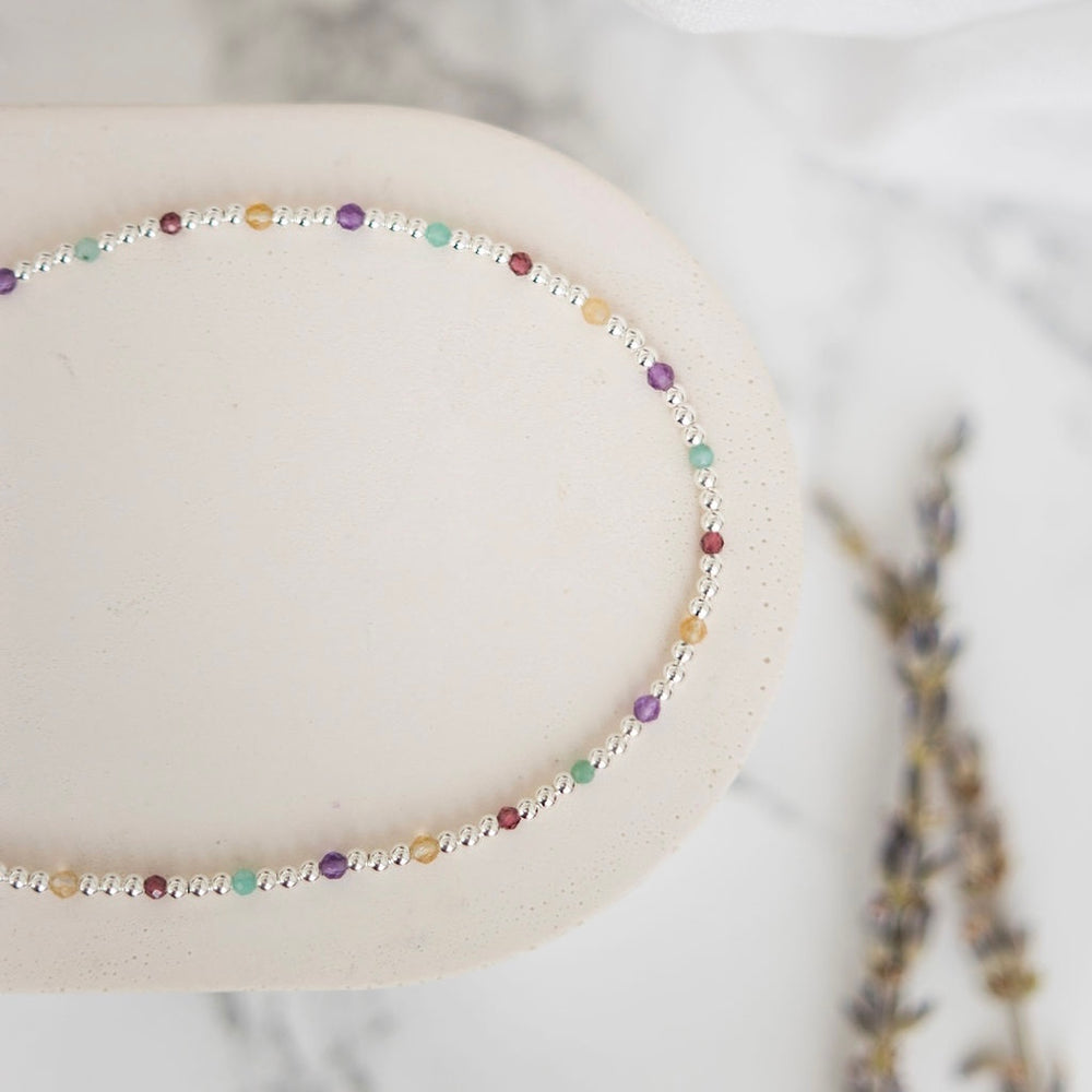 Personalised Family Birthstone Jewellery Gifts in Sterling Silver ...